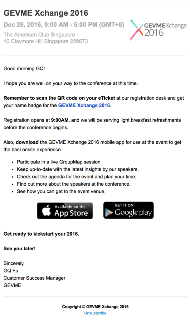 How to Build a Successful Event Reminder Email