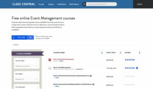Free Event Planning Courses