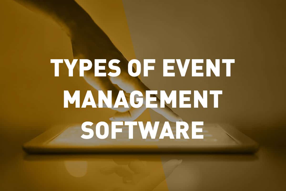 Types Of Event Planning Software