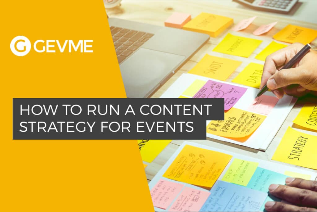 How to Run a Content Strategy for Events