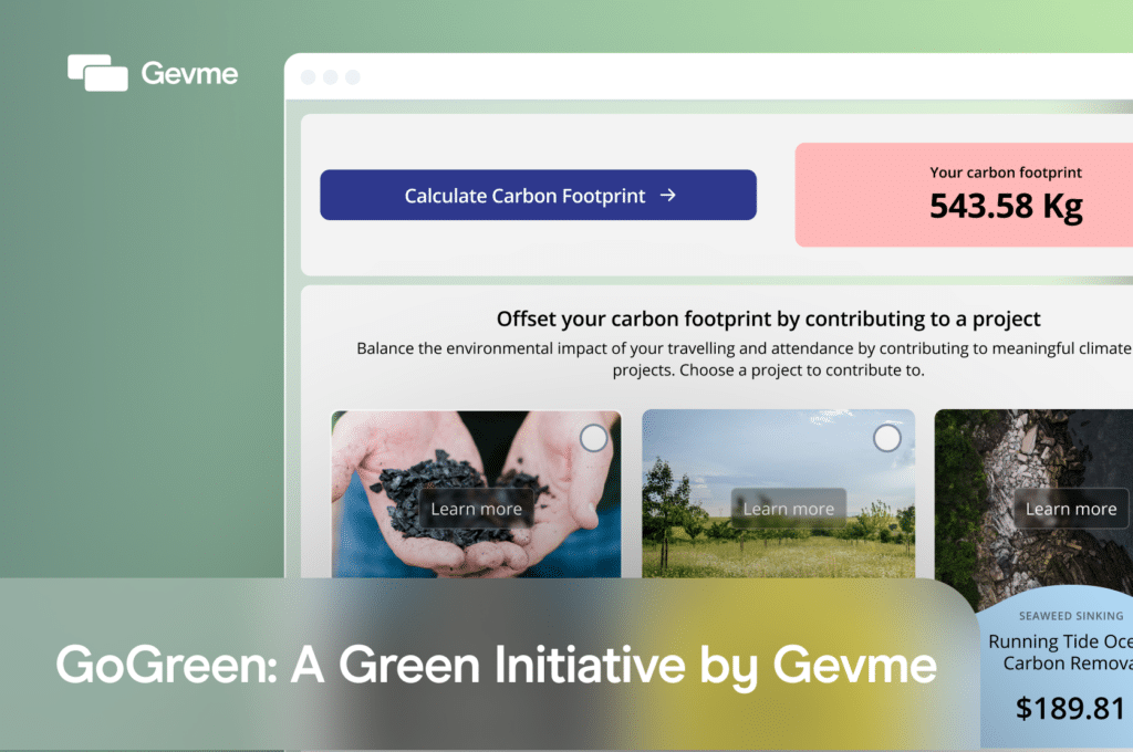 GoGreen: A Green Initiative by Gevme - Gevme