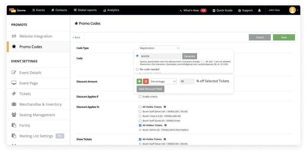 Event Booking Automation Software | Gevme