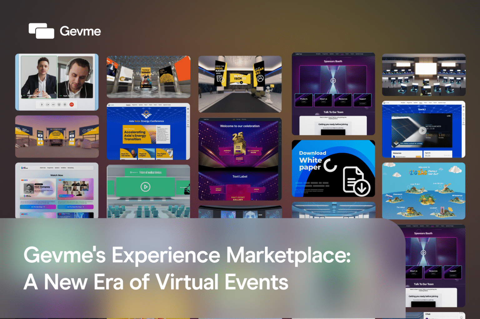 Virtual Event Design with Gevme’s Experience Marketplace | Engage