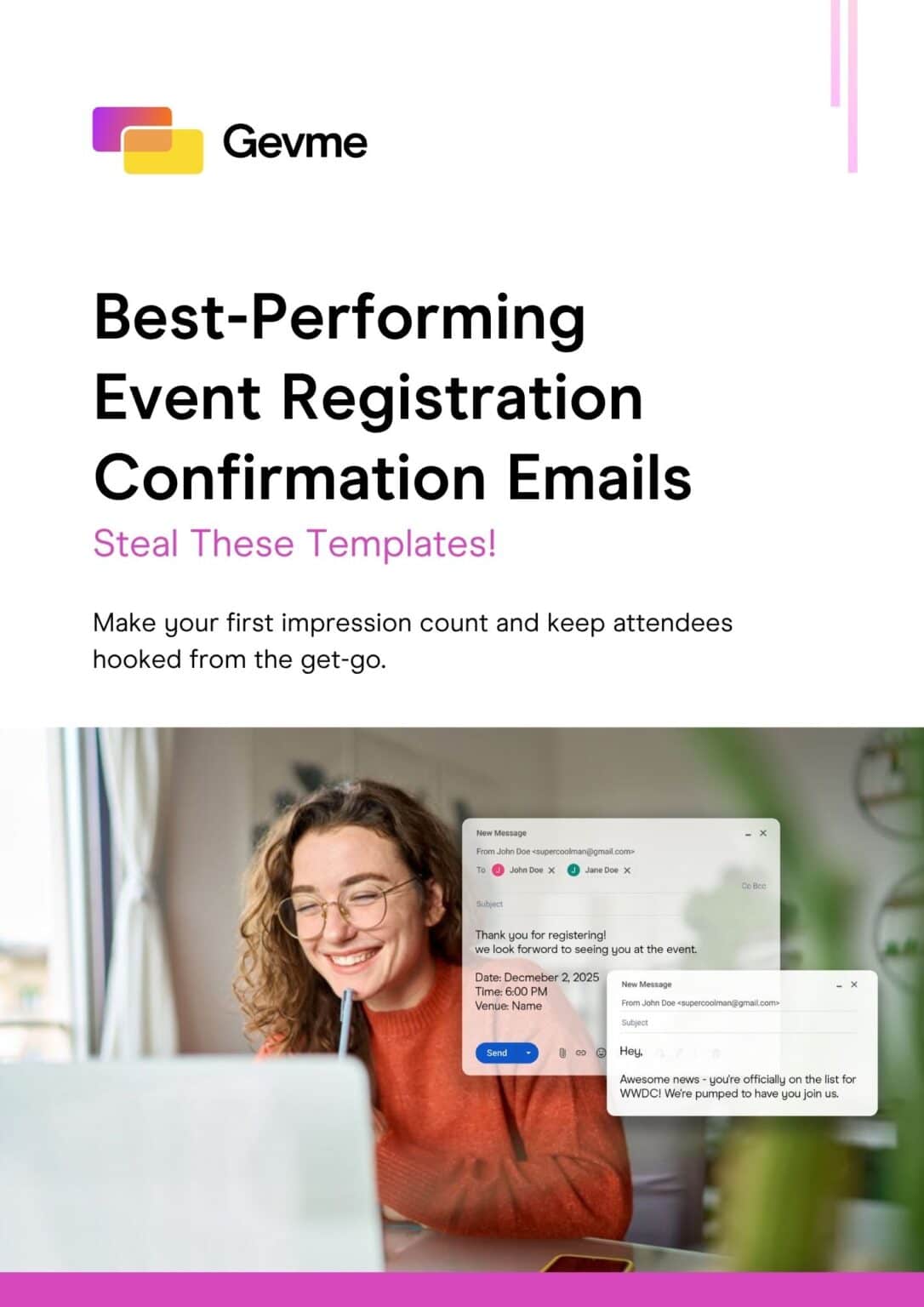 Confirmation Email Templates - Gevme