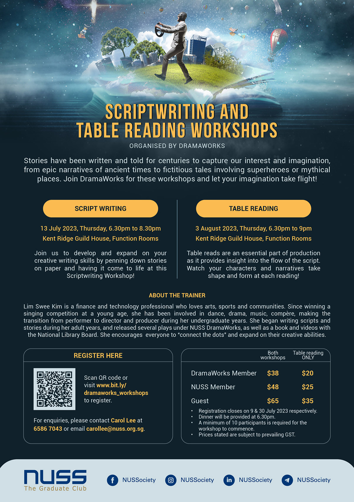 Scriptwriting And Table Reading Workshops By DramaWorks GEVME