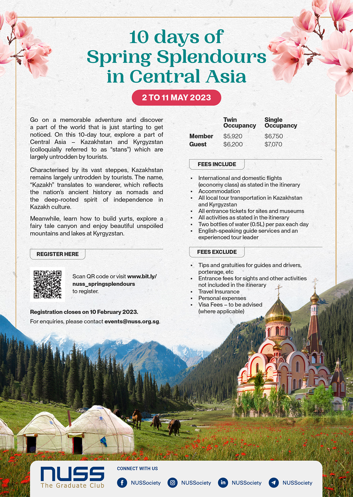 10 Days of Spring Splendours in Central Asia GEVME